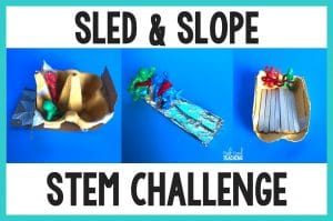Winter STEM Challenge - Sled & Slope - STEM Challenges