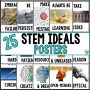 STEM Posters: STEM Ideals Classroom Décor - STEM Challenges
