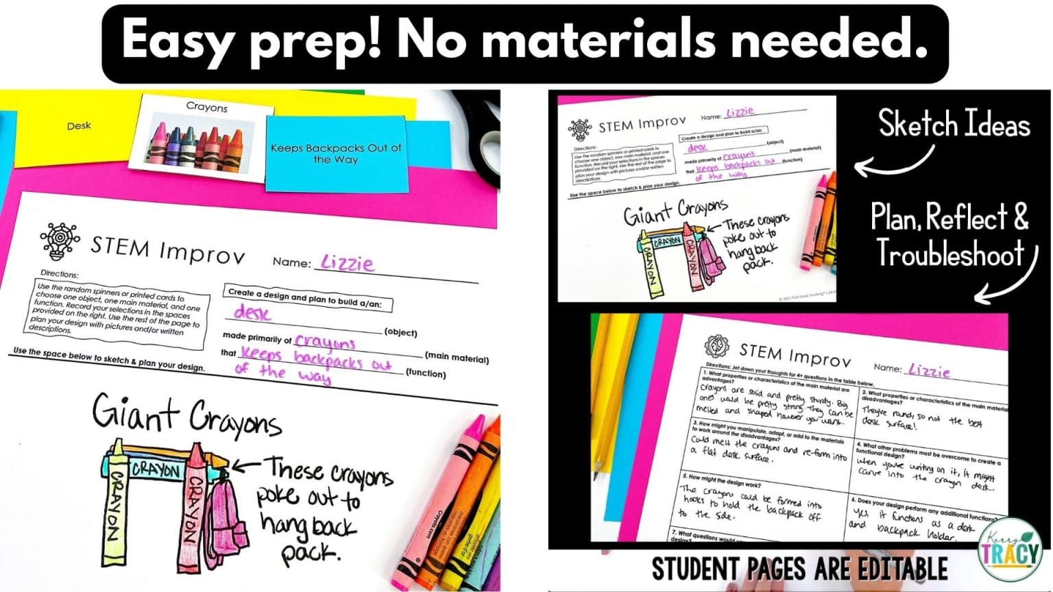 Free STEM Bell Ringers and STEM Sub Plans - STEM Challenges