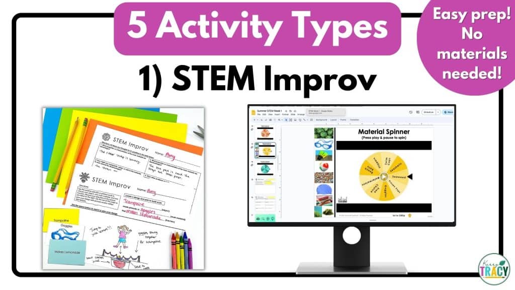 Free Summer STEM Bellringers Activities - STEM Challenges