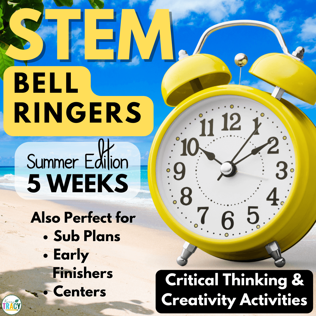 Free Summer STEM Bellringers Activities - STEM Challenges